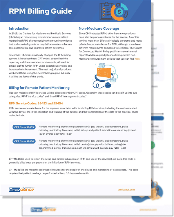 RPM Billing Guide with CPT Code 99454 | Prevounce
