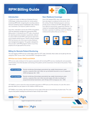 RPM Billing Guide with CPT Code 99454 | Prevounce